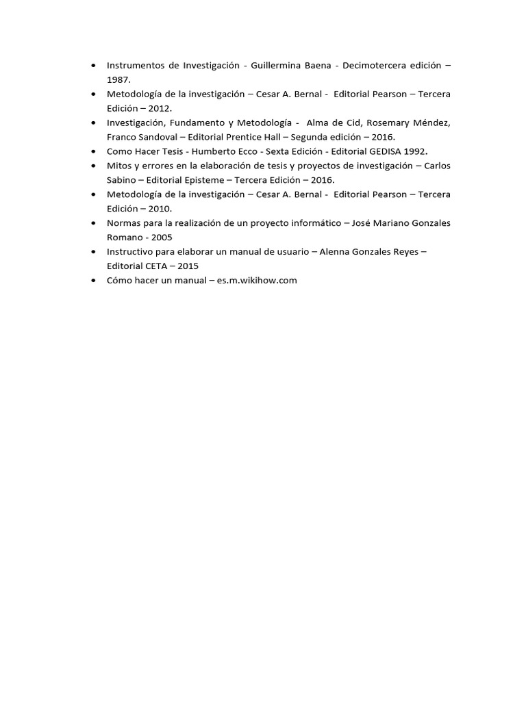 Guía de Libros sobre Metodología de Investigación | PDF