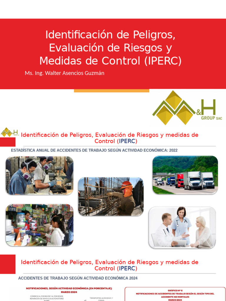 Capacitaccion IPERC Linea Base | PDF | Evaluación de riesgos | Riesgo