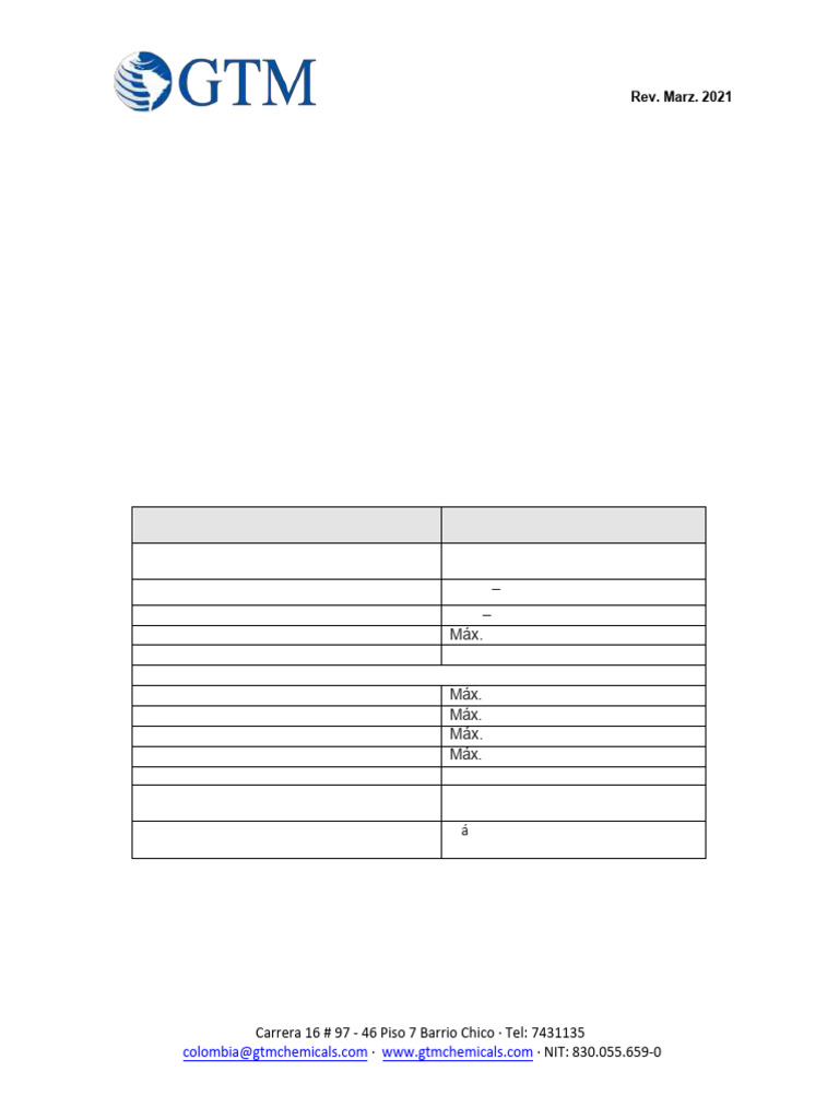 FT Alcohol Etilico 96 - GTM | PDF