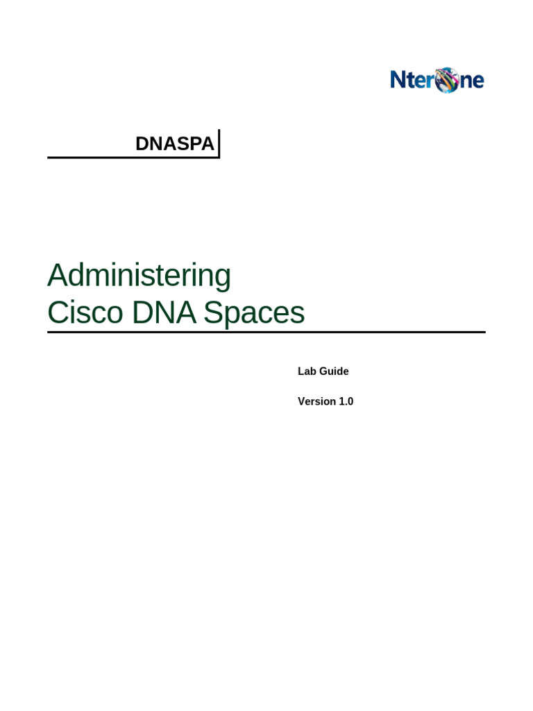Cisco DNA Spaces Admin Guide | PDF | Computer Network | Internet Of Things