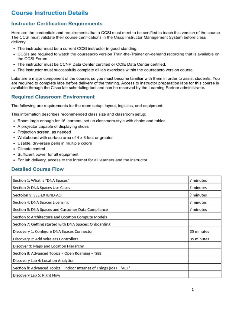 DNASPA V1.0 N1 Course Administration Guide | PDF | Computer Network | Ip Address