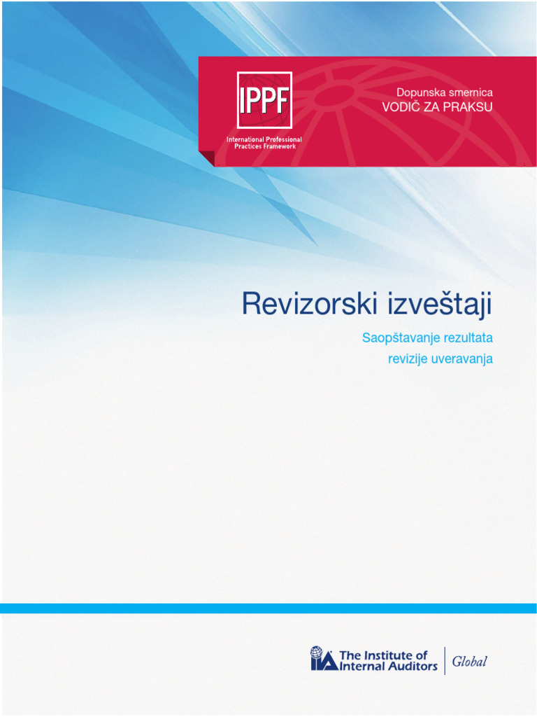 PrakticniVodicRevizorskiIzvestaji Skraceno | PDF