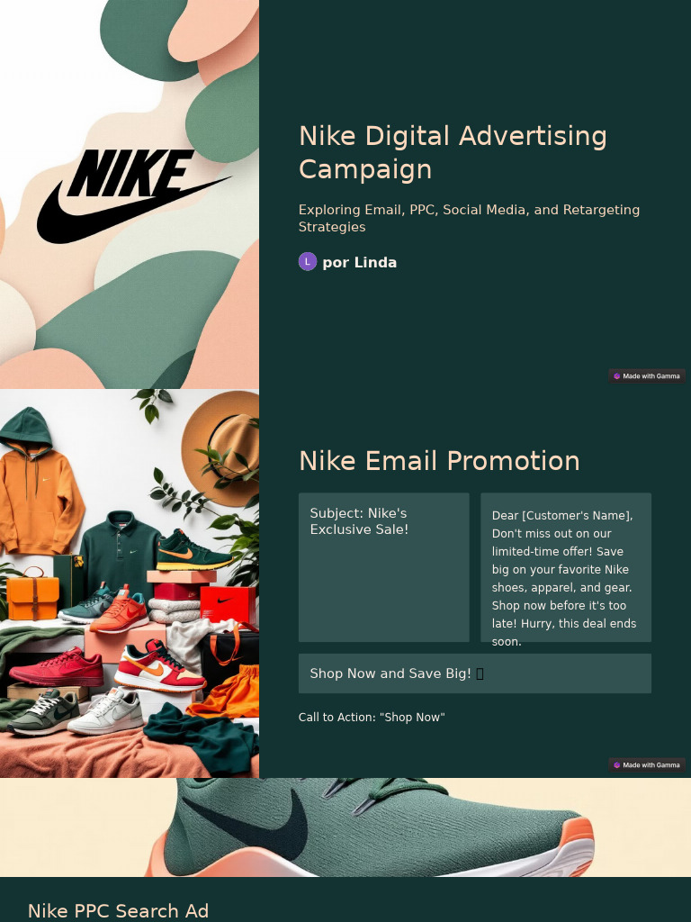 Nike's Digital Advertising Strategies | PDF