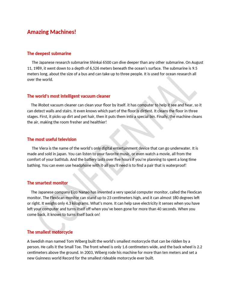 Incredible Innovations in Technology | PDF