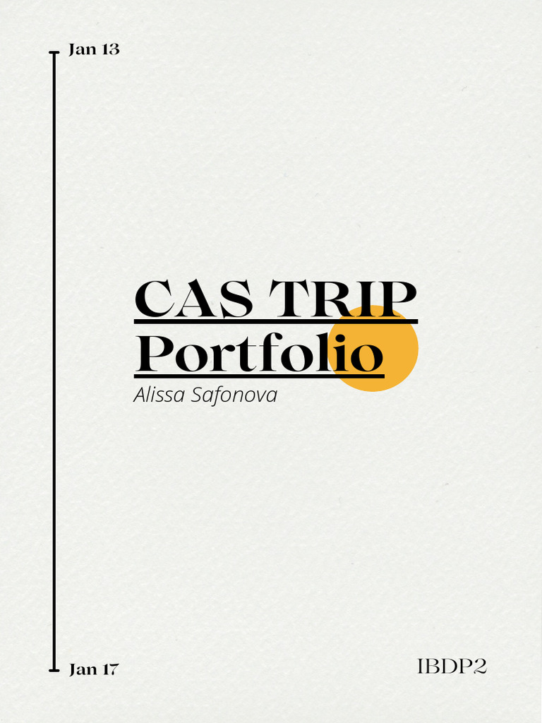 CAS Lisbon Trip Portfolio DP2 | PDF | Learning