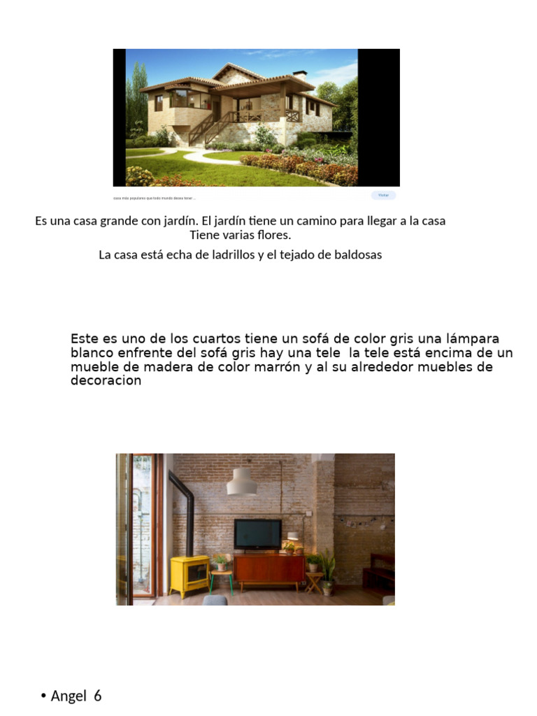 Descripcion de La Casa 1 | PDF