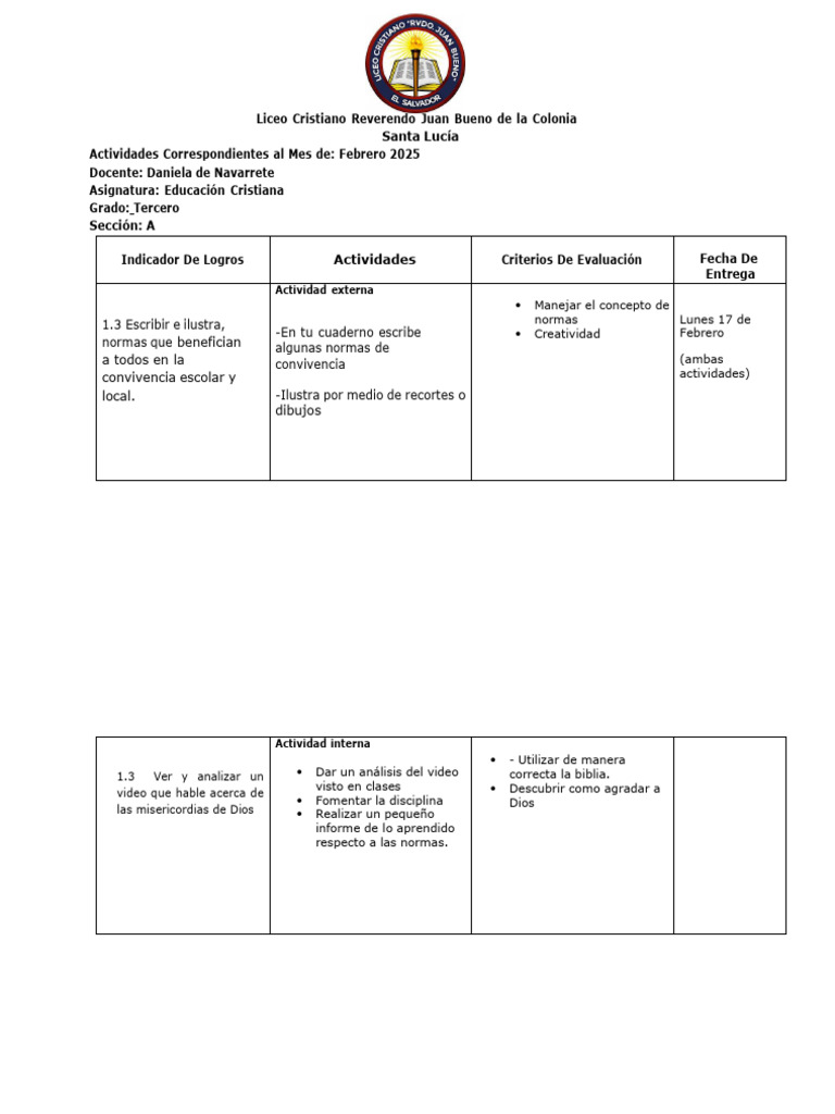 Hoja de Tarea 3º | PDF