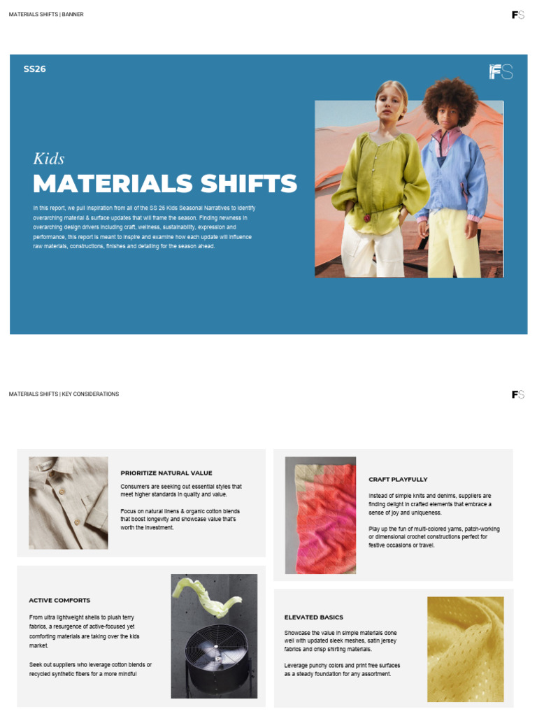 Material Shifts Full Report | PDF | Crochet | Knitting