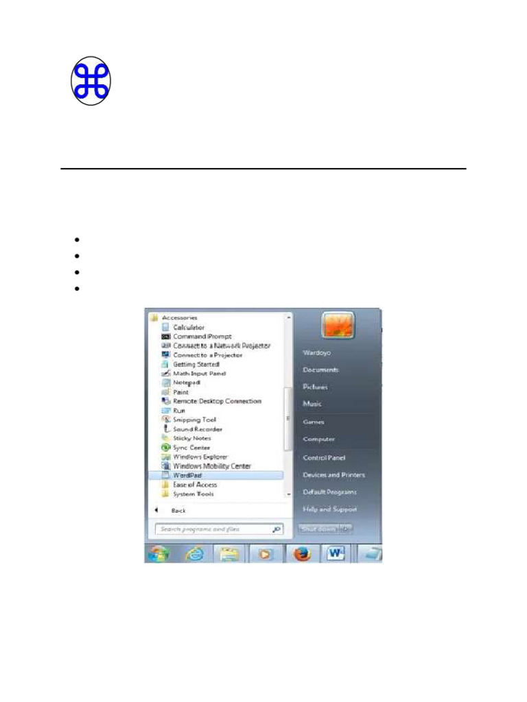 Panduan Belajar WordPad untuk Kelas 3 | PDF