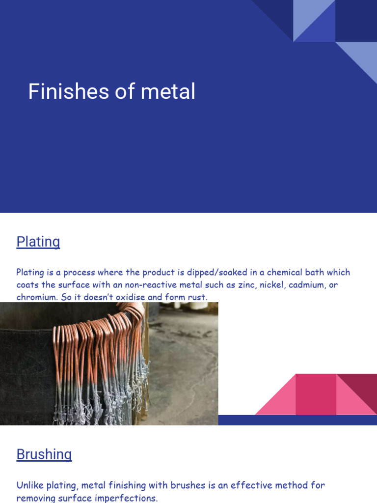 Finishes of Metal | PDF