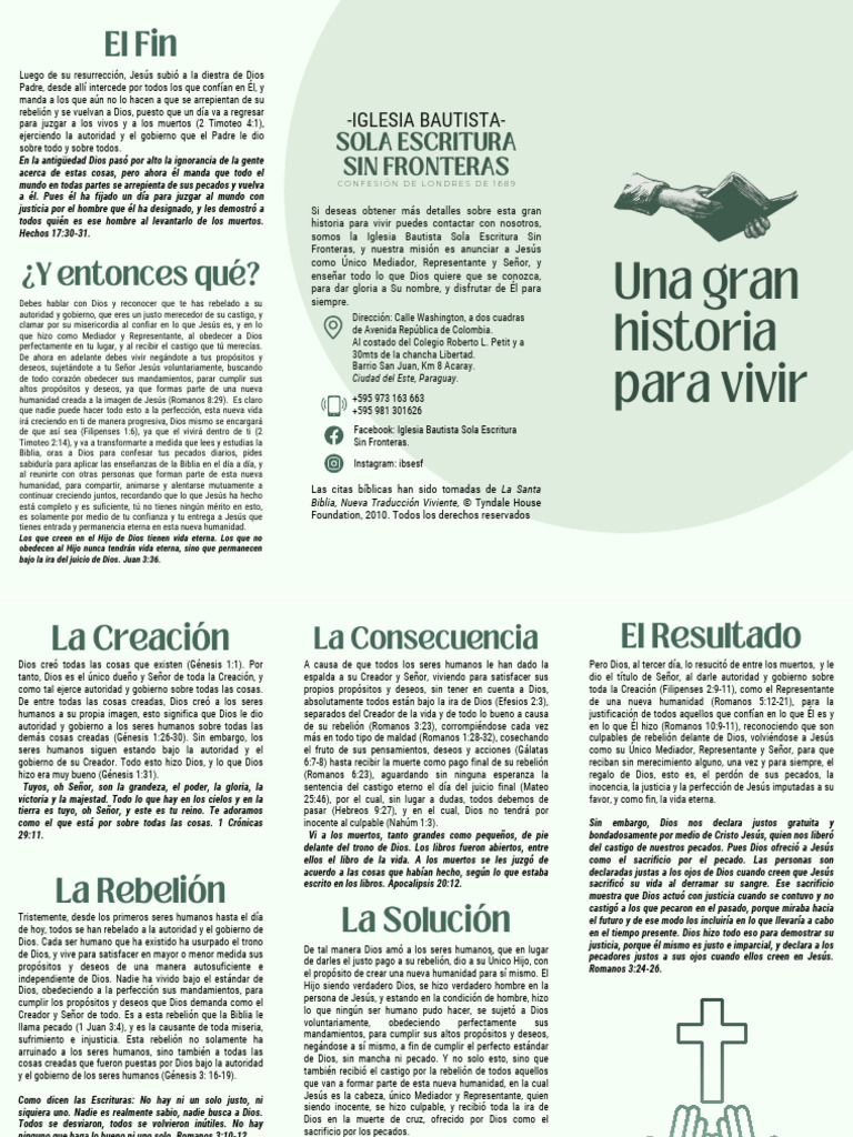 Folleto Evangelismo-1-1 241026 170544 | PDF | Pecado | Cristo (título)