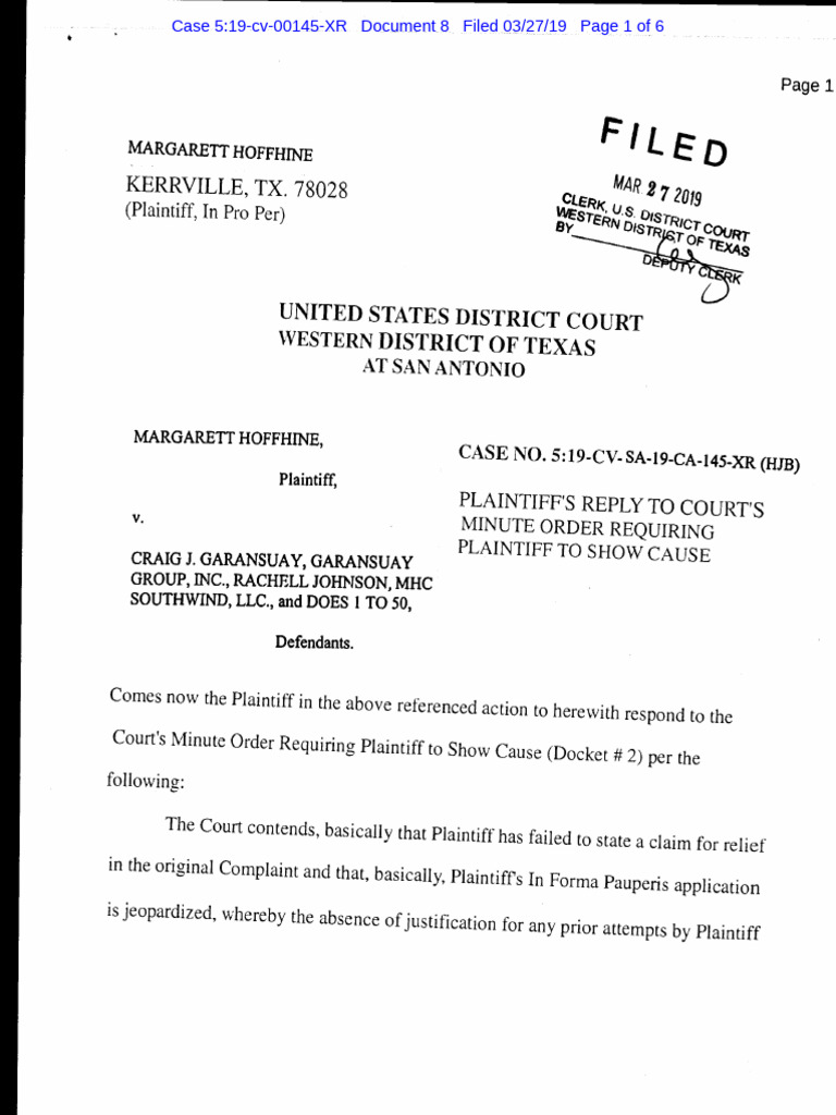 Garansuay Fraud | PDF | Ashcroft V. Iqbal | Common Law