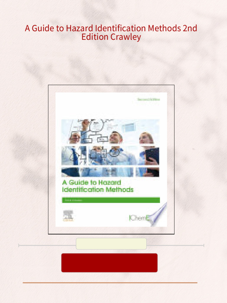 A Guide To Hazard Identification Methods 2nd Edition Crawley | PDF ...