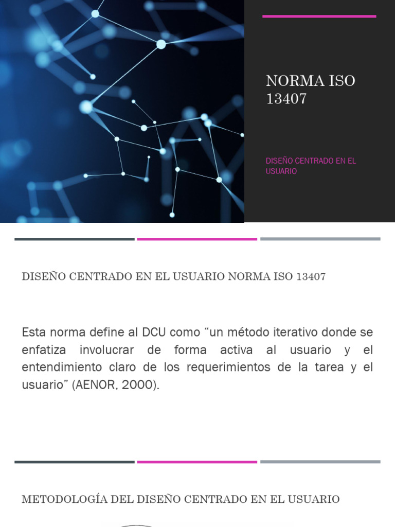 Norma ISO 13407: Diseño Centrado en el Usuario | PDF