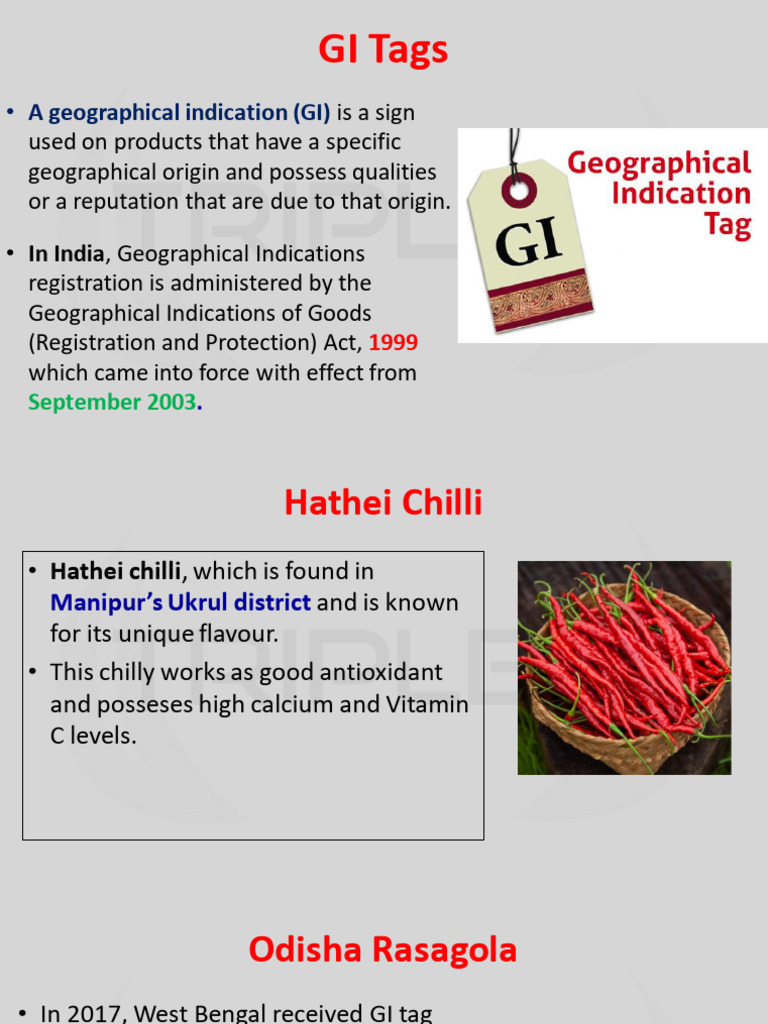 GI TAGS 2021 - Triple S - 5242389 | PDF | Garlic | Foods