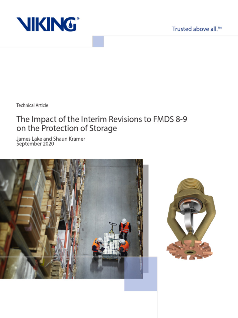 FMDS 8-9 Revisions Impact on Storage | PDF | Fire Sprinkler System
