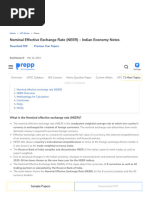 REER & NeeR | PDF | Exchange Rate | Foreign Exchange Market