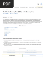 NEER and REER: Understanding Exchange Rates | PDF | Exchange Rate ...