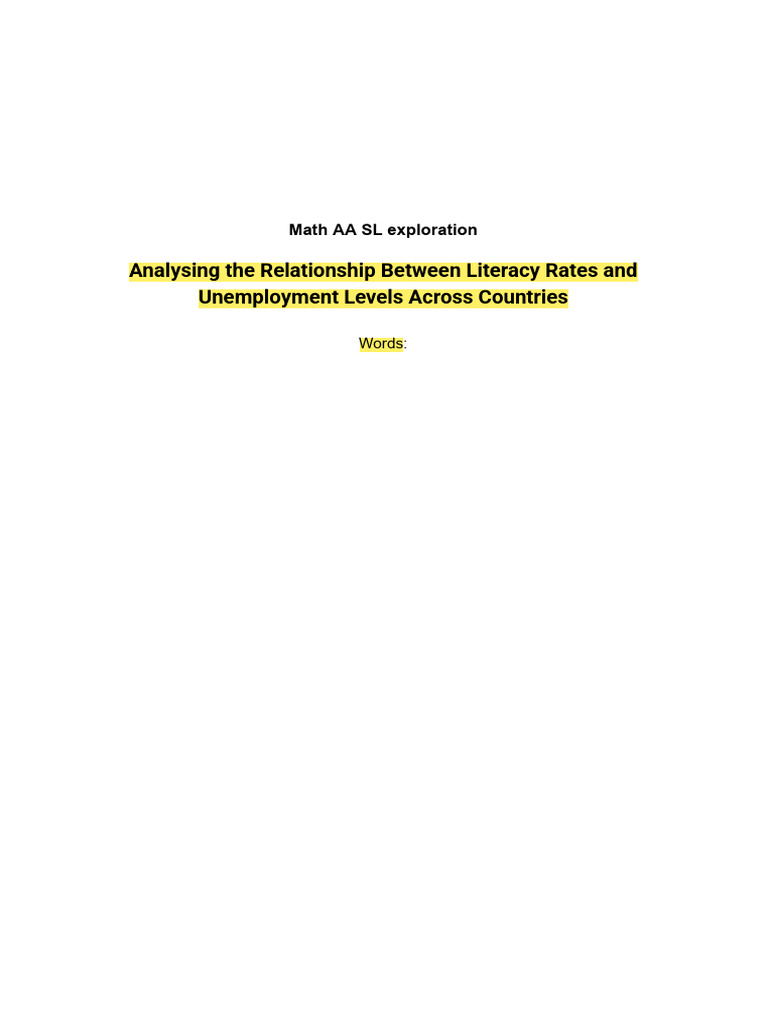 Main Adhith Math AA SL Exploration | PDF | Linear Regression | Quartile