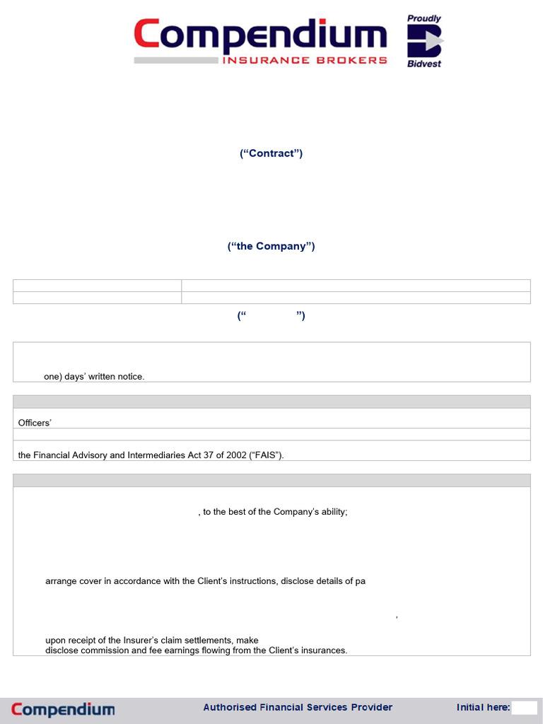 Contract of Engagement 2024 08 20 | PDF | Insurance | Arbitration