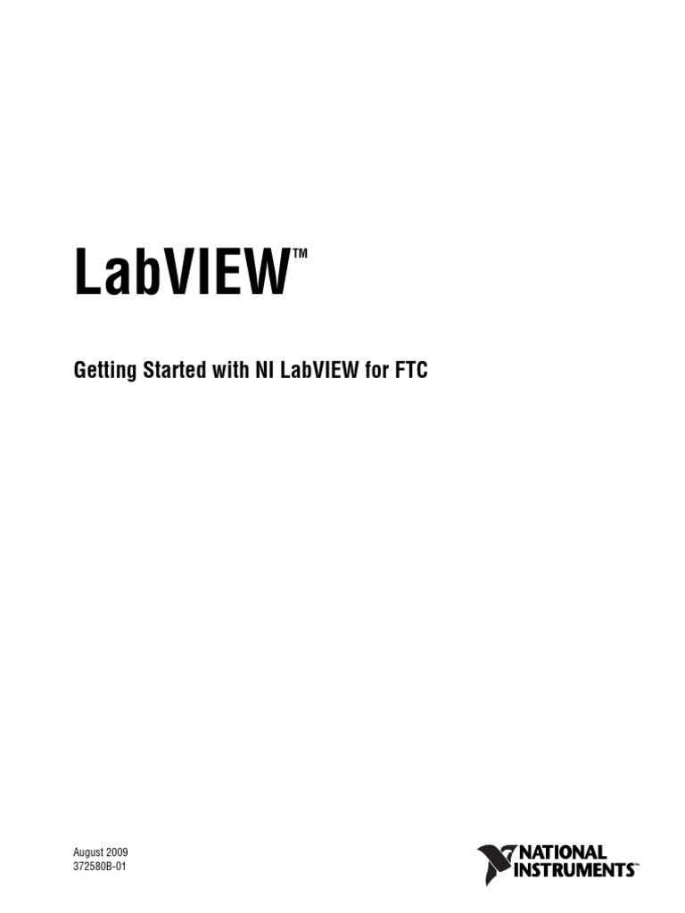 Labview: Getting Started With Ni Labview For FTC | PDF | Computing