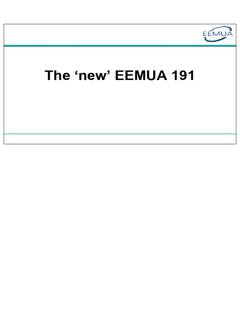 New EEMUA 191 4th Edition Alarm Management | PDF | Sound