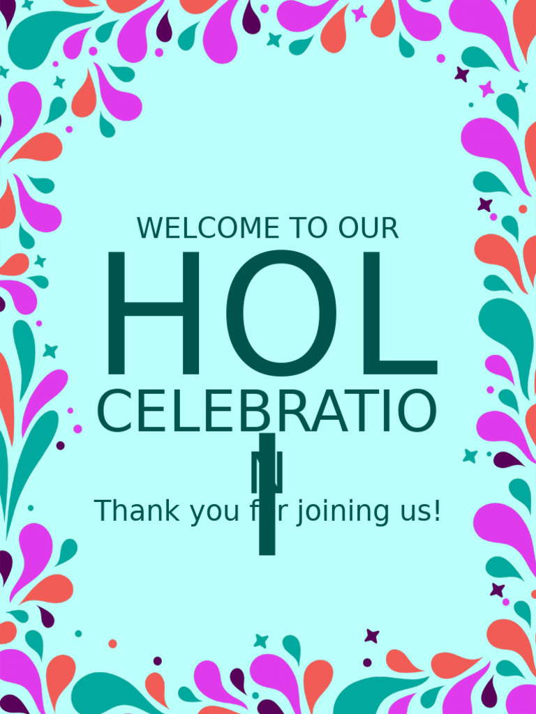 Holi Party Printables | PDF