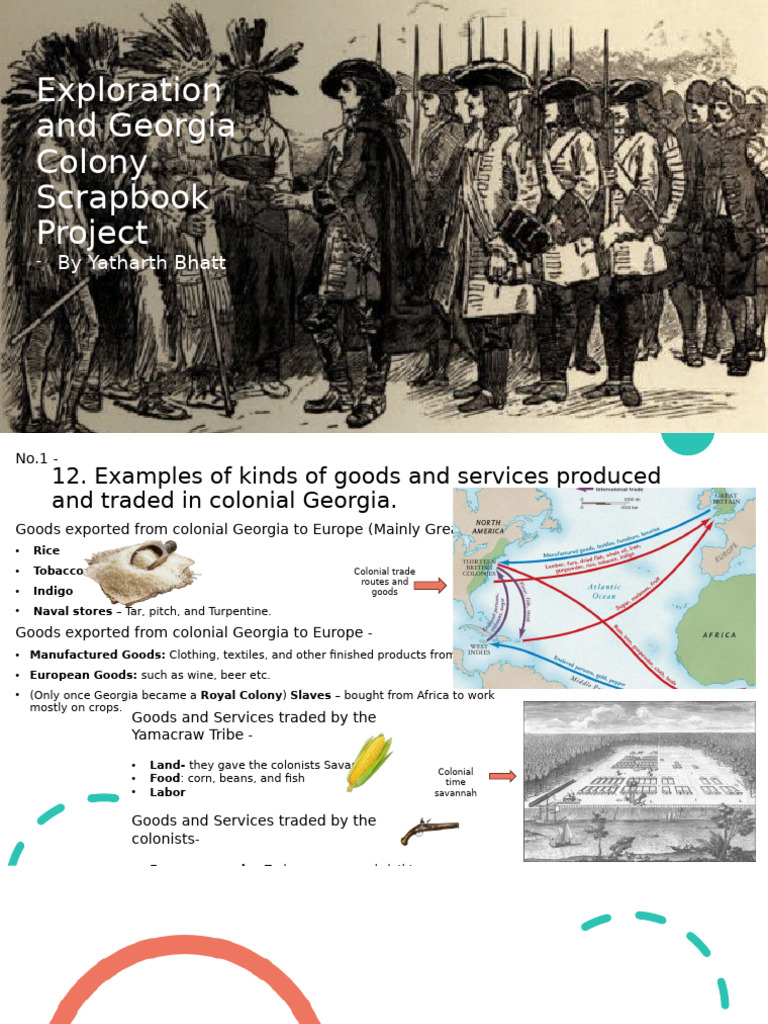 Exploration and Georgia Colony Scrapbook Project | PDF