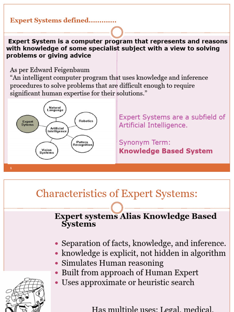Unit 3 Knowledge Representation Thru Expert Systems | PDF | Expert ...
