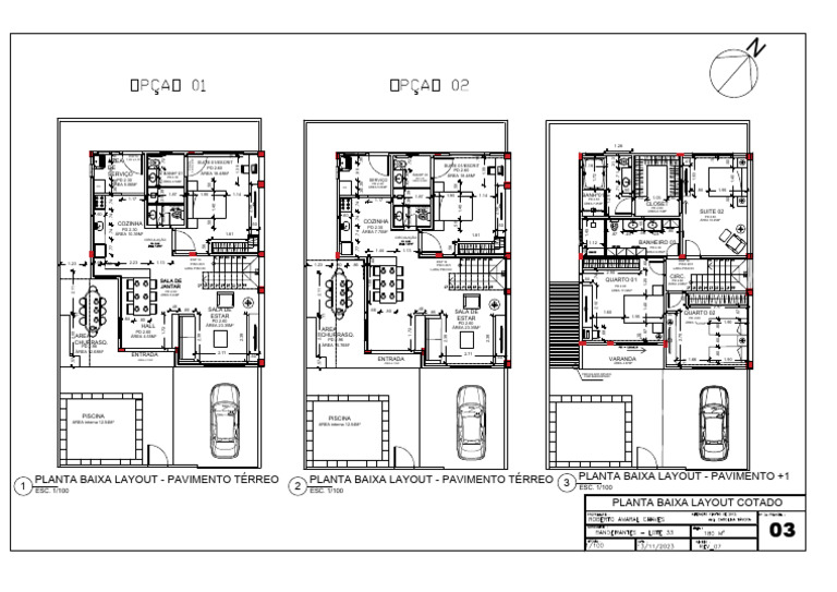 Prancha Layout Cotada A3 | PDF