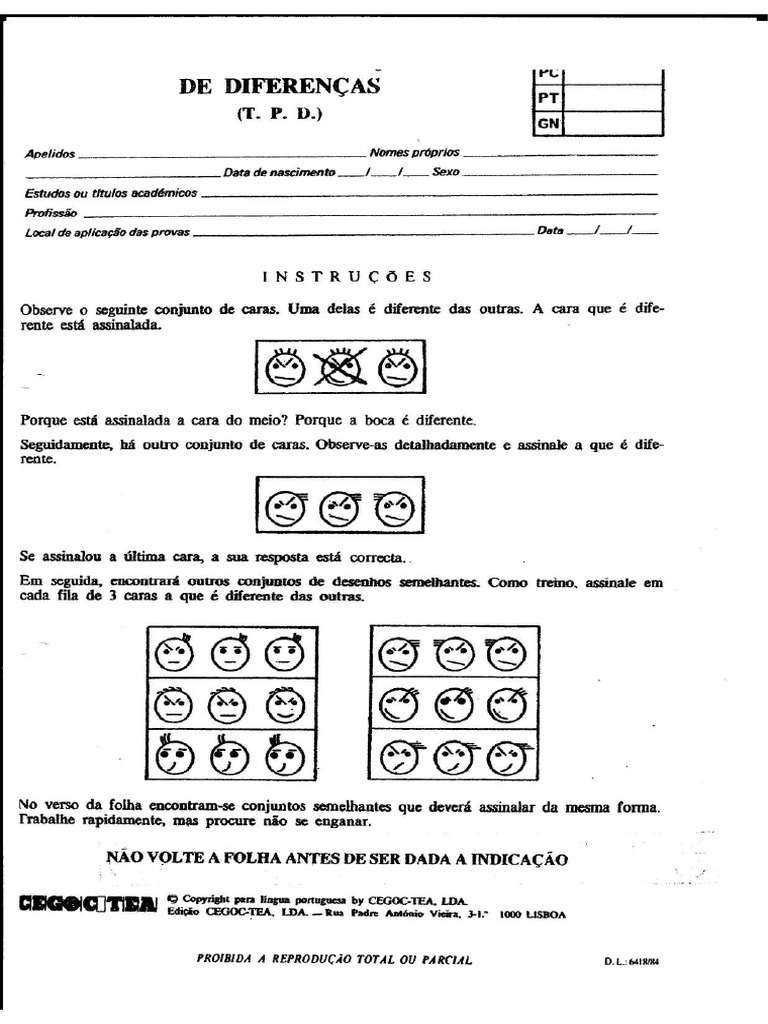 Folha de Resposta_TPD | PDF