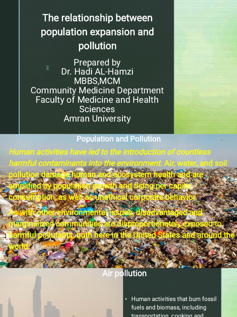 Population Pollution-1 | PDF | Pollution | Air Pollution