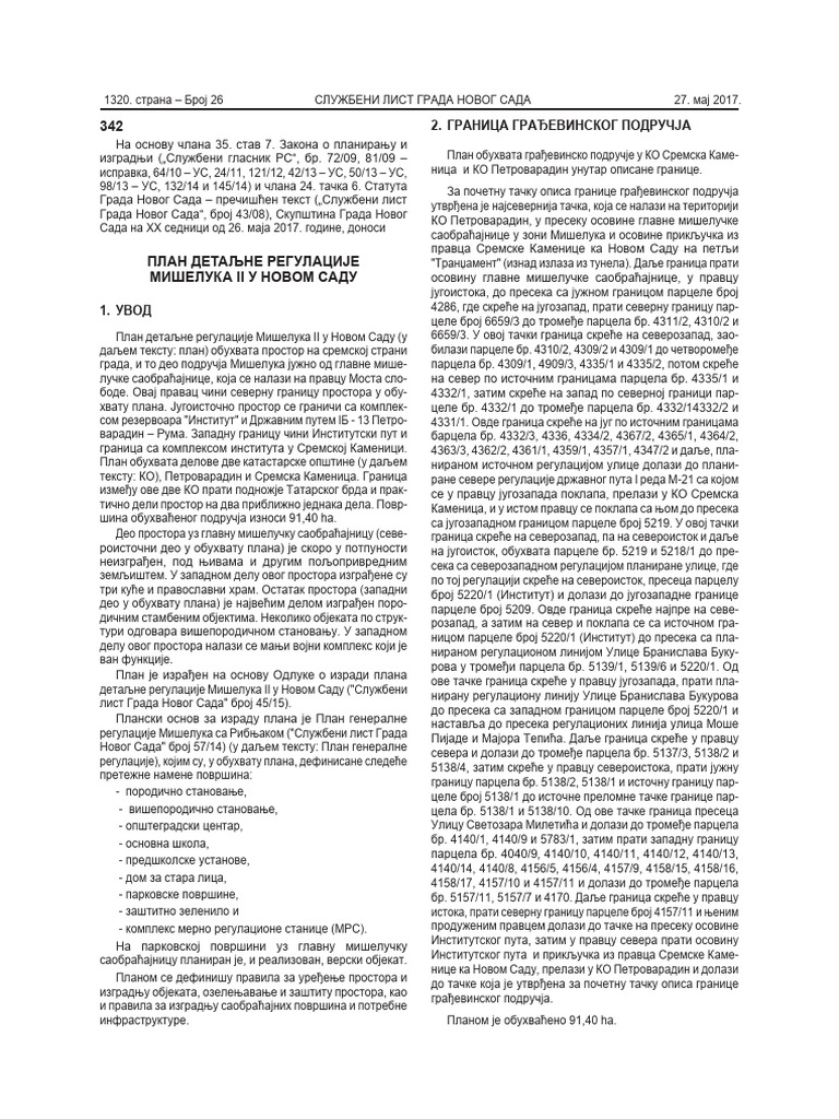 2065-Tekst Plana | PDF