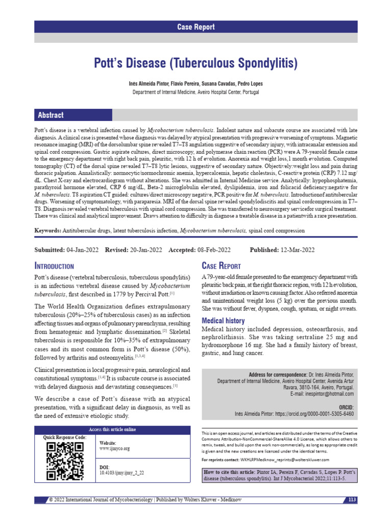 pott_s_disease__tuberculous_spondylitis_.17 (1) | PDF | Tuberculosis ...