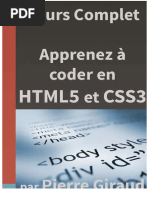Cours Complet Apprenez À Coder en HTML CSS | PDF | Feuilles de style en cascade | XHTML