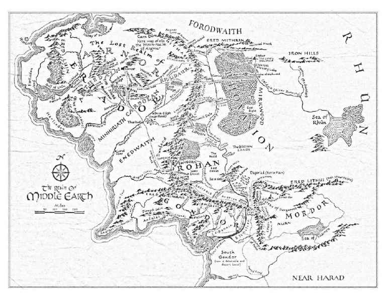 Map of Middle Earth | PDF