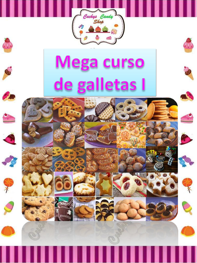 Mega Curso de Galletas 1 | PDF | Galleta | Chocolate