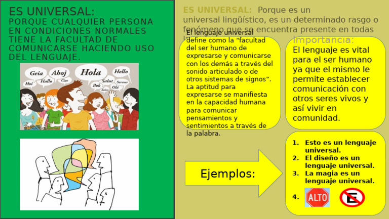 Del Lenguaje Universal | PDF