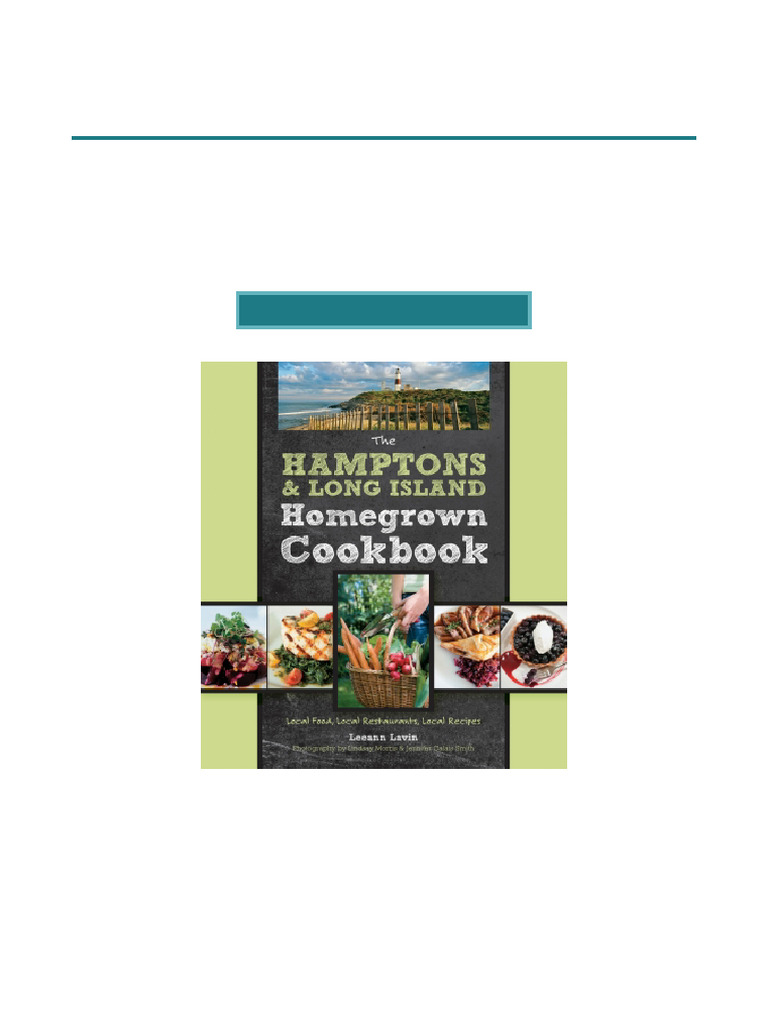 Before Gone The Hamptons and Long Island Homegrown Cookbook Local Food ...