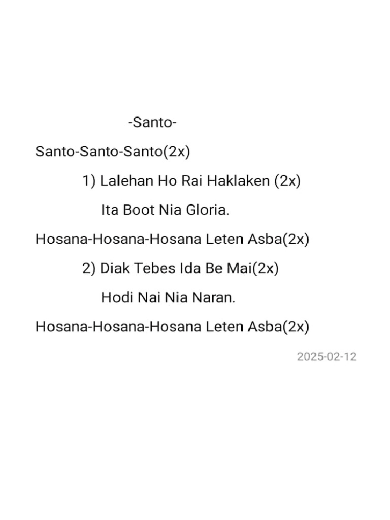 Santo | PDF