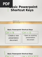 PowerPoint Shortcut Keys Guide | PDF