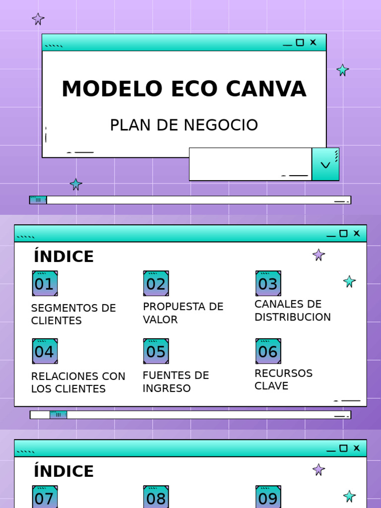 Modelo Eco Canvas - Diapositivas | PDF | Sistema solar | Planetas