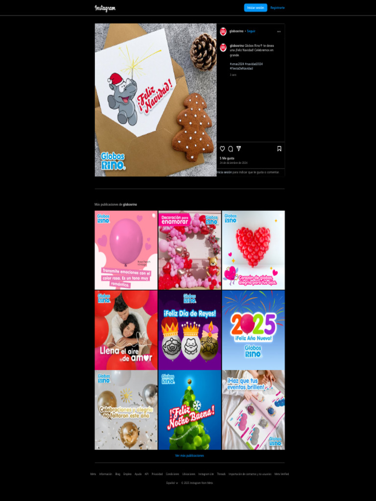 Globos Rino _ Globos Rino® te desea una ¡Feliz Navidad! Celebremos en ...