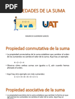 Partes y definición de la suma | PDF