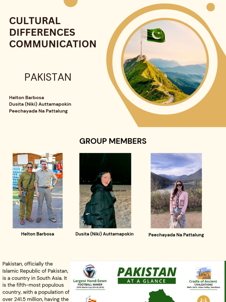 Presentation On Cultural Communication Difference | PDF | Nonverbal ...