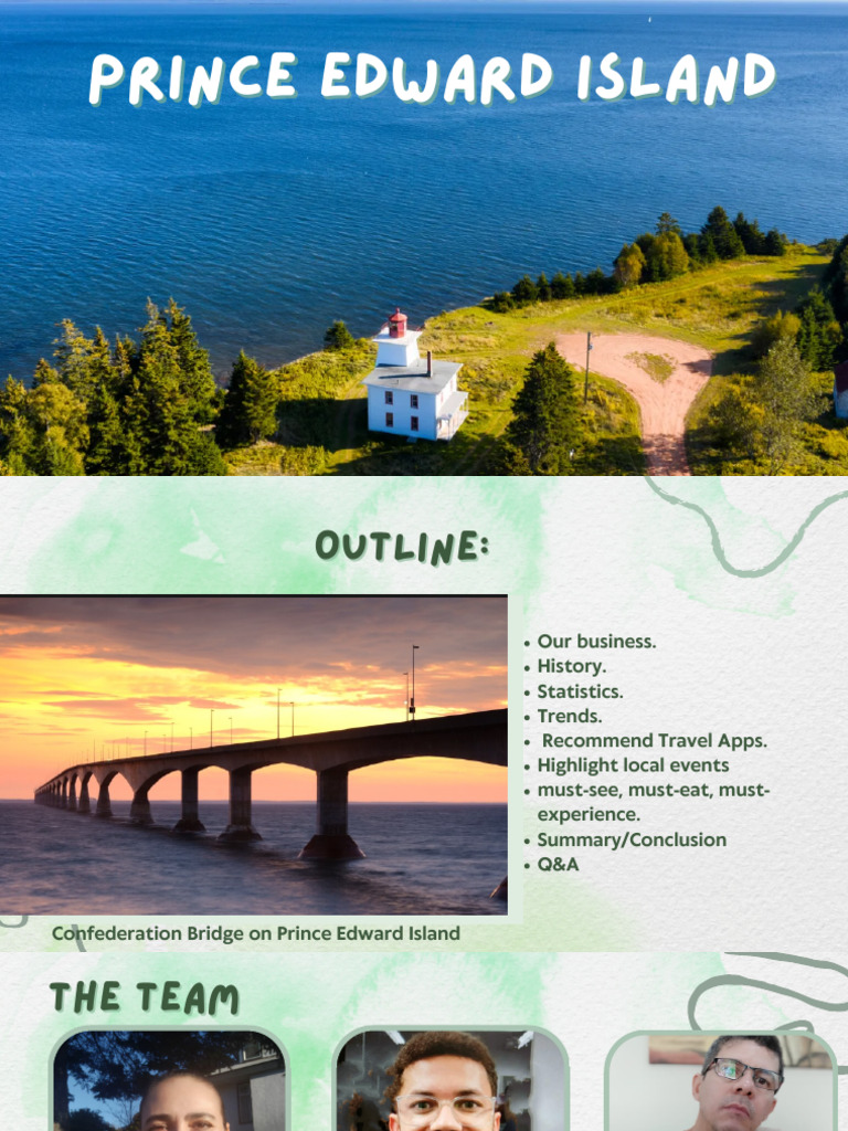 Presentation On Prince Edward Island Tourism Destination | PDF