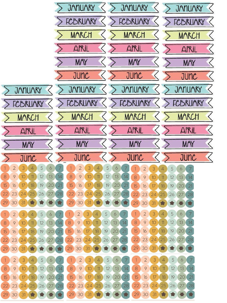 Stickers Agenda | PDF