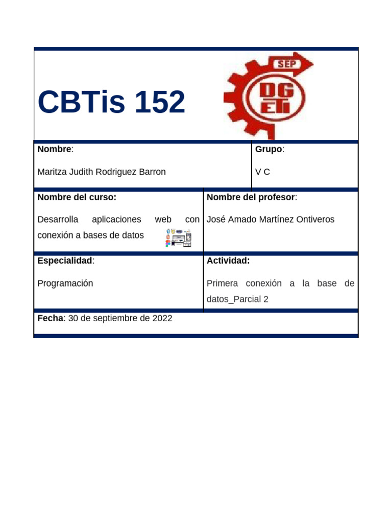 CBTis 152 | PDF