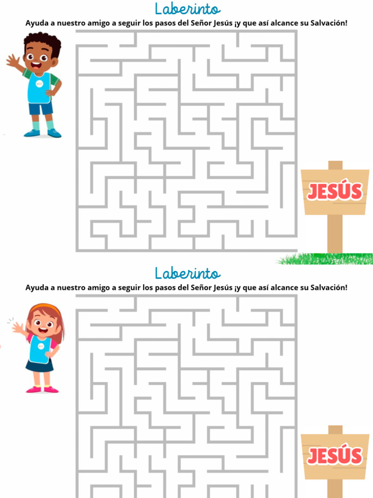 Laberinto hacia la Salvación de Jesús | PDF