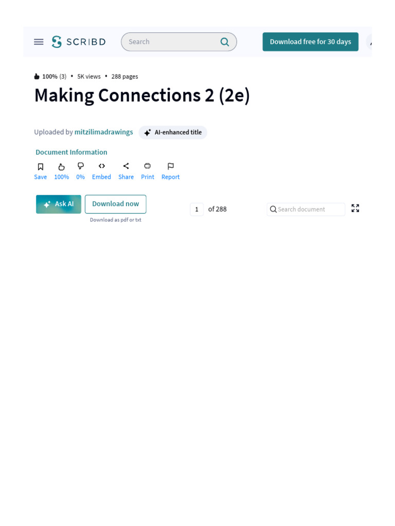 Making Connections 2: Student Edition | PDF